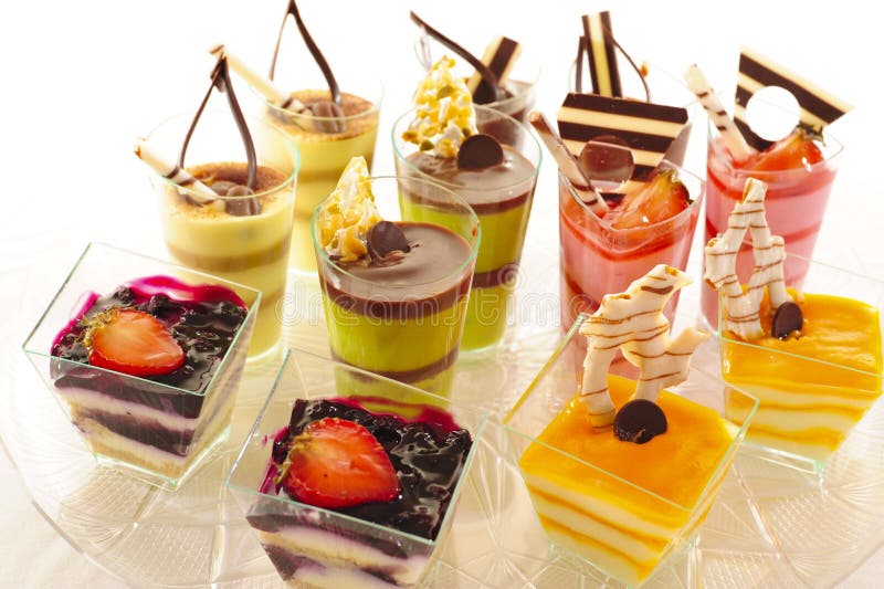 Assorted colorful desserts stock image. Image of occasion - 6404145