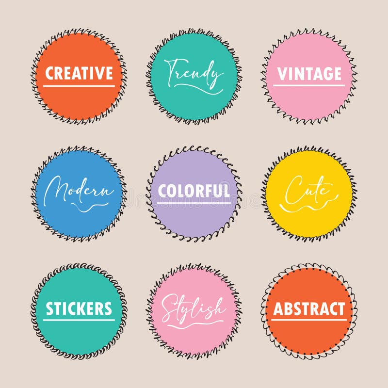 Beige Stickers Stock Illustrations – 2,028 Beige Stickers Stock ...