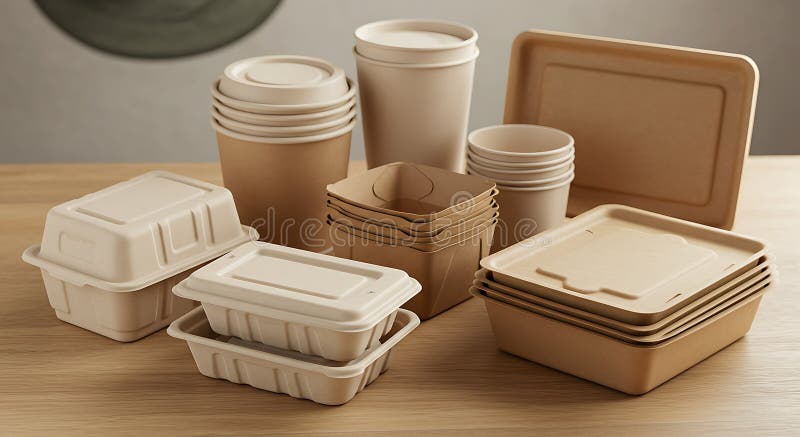 Assorted Compostable Food Containers for Eco-friendly Living ...
