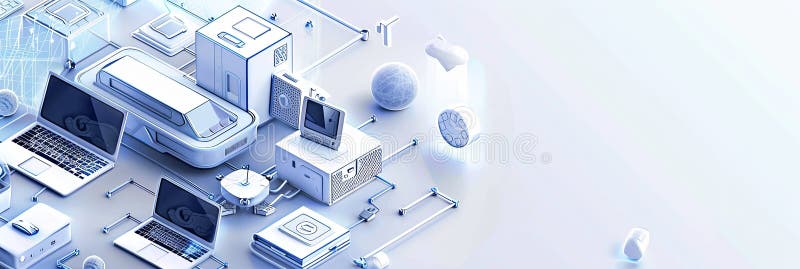 Assorted Computers, Laptops, and Technology Equipment Displayed in a ...