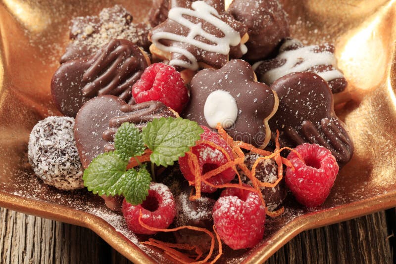 Assorted cookies stock photo. Image of variety, raspberry - 18969064