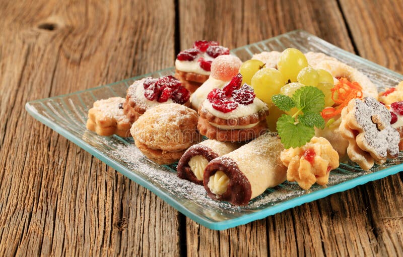 Assorted cookies stock image. Image of assortment, snack - 18969203