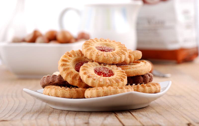 Assorted cookies stock photo. Image of jelly, biscuit - 24701624