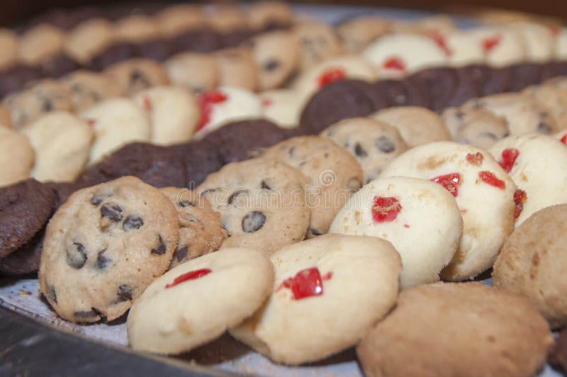 Assorted Cookies Flavor stock photo. Image of focus, golden - 42057804