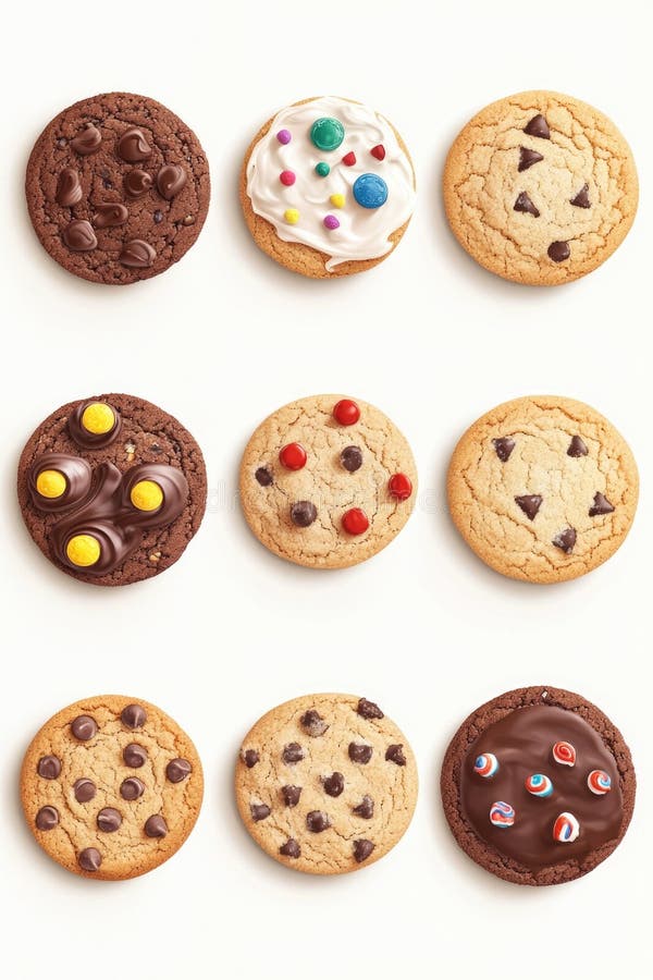 Assorted Cookies stock image. Image of chocolate, handmade - 362041101