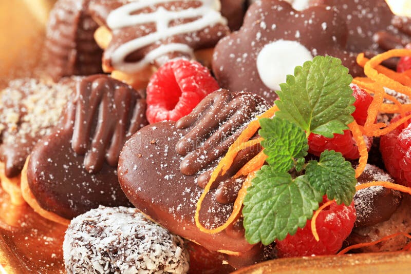 Assorted cookies stock photo. Image of selection, dessert - 54395404