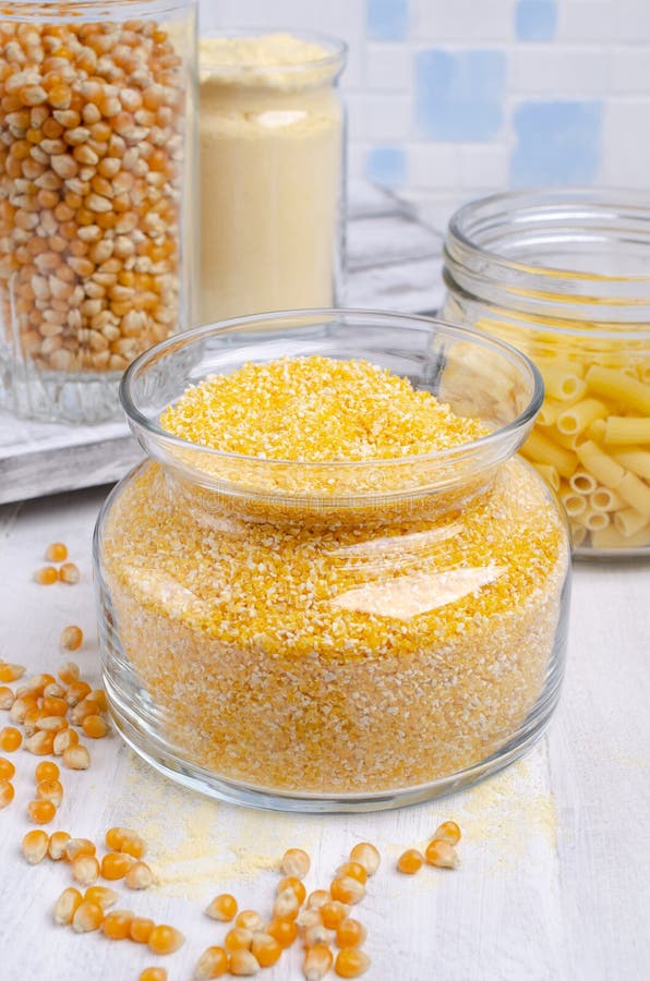 Assorted Corn Products in a Glass Jar Stock Photo - Image of nature ...