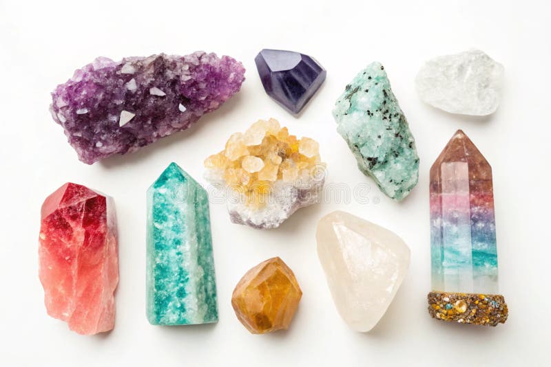 Assorted Crystals Stock Illustrations – 720 Assorted Crystals Stock ...