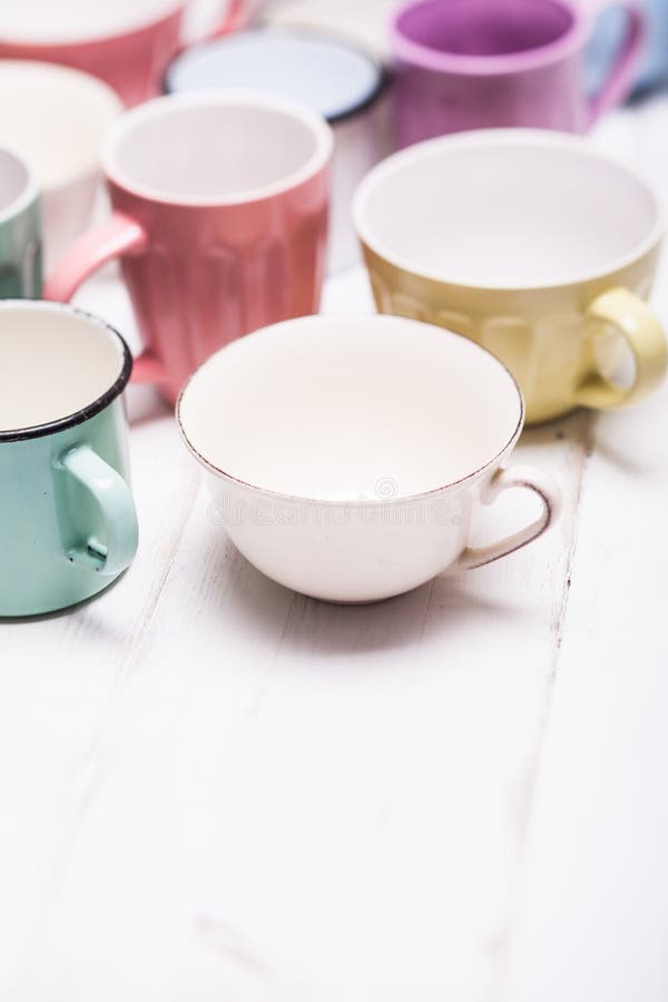 The assorted cups stock image. Image of country, decoration - 71305175