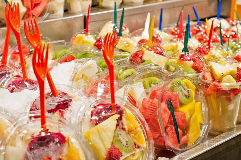 Variety of Cut Fruit stock photo. Image of grocery, orange - 27180728