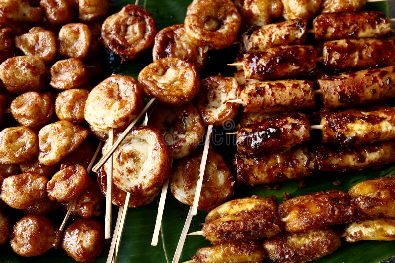 Assorted Deep Fried Sweet Snacks Stock Image - Image of business ...