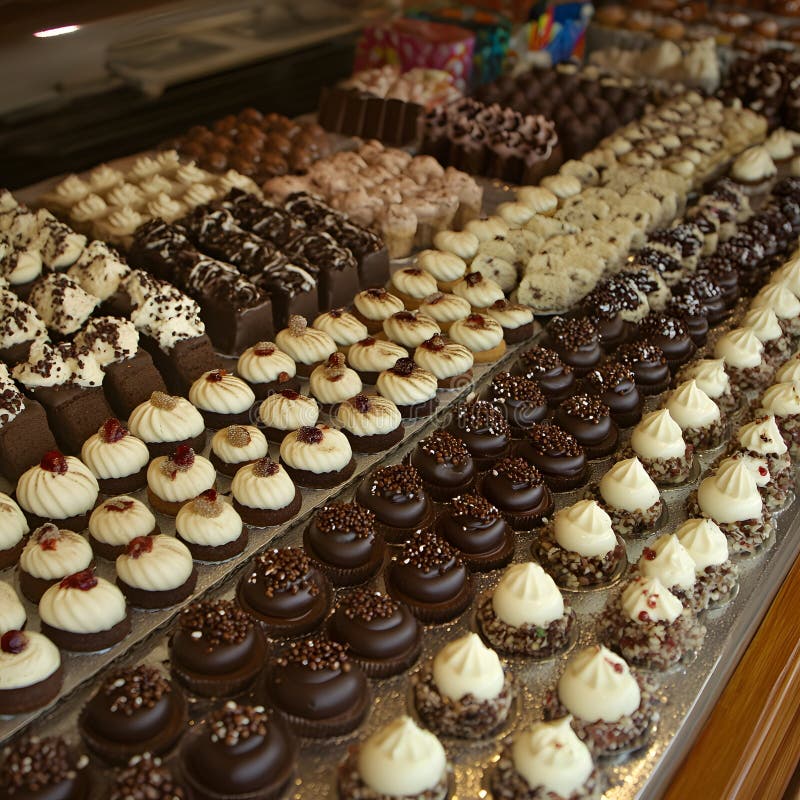 Assorted Delicious Cakes and Pastries Display Royalty Free Image Stock ...