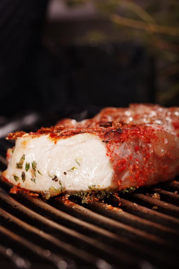 Assorted Delicious Grilled Meat on a Barbecue Stock Photo - Image of ...