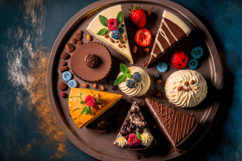Assorted Desserts: a Platter of Delicious Cakes for Every Taste ...