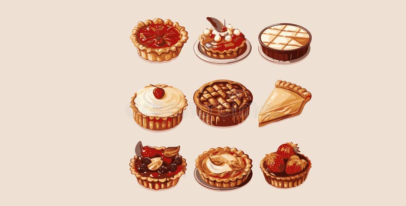 Assorted Desserts Spread on a Table Stock Photo - Image of appetizing ...