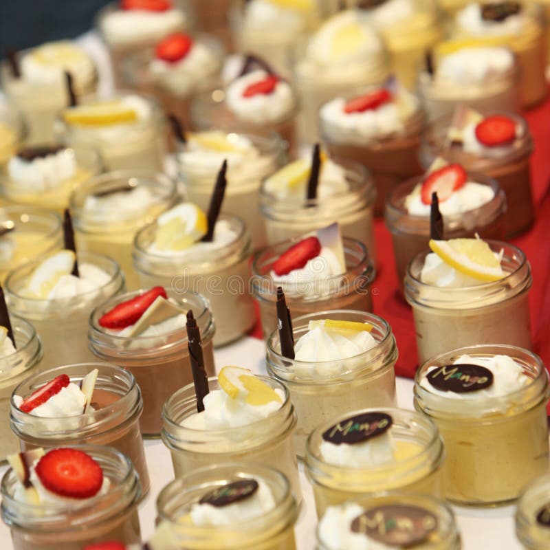 Assorted Desserts and Sweets - Decorated Stock Image - Image of menu ...