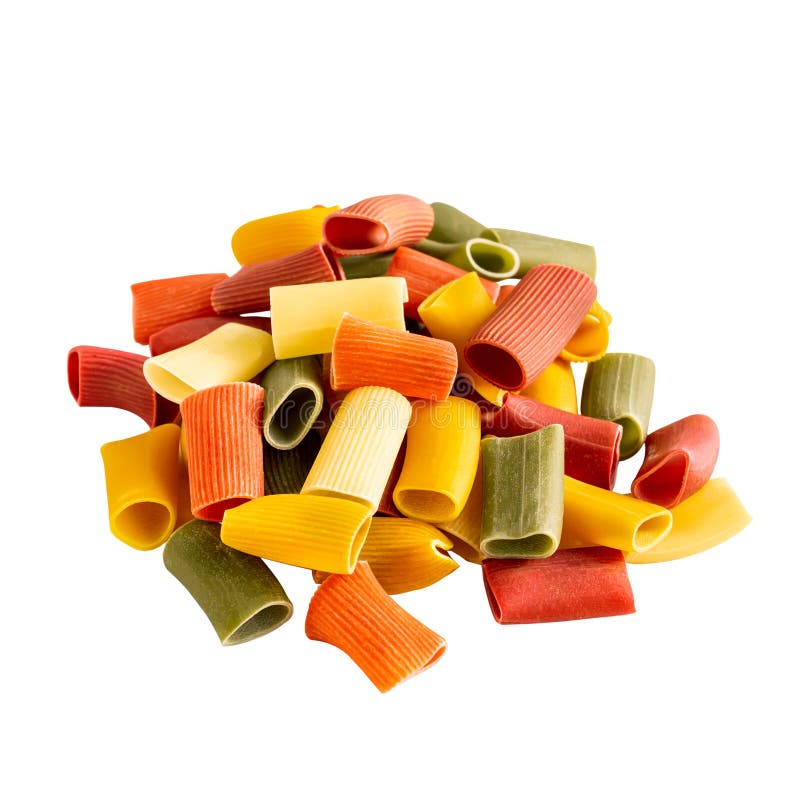 Assorted Different Types Of Pasta Grocery Food Background Isolated On White Stock Image Image