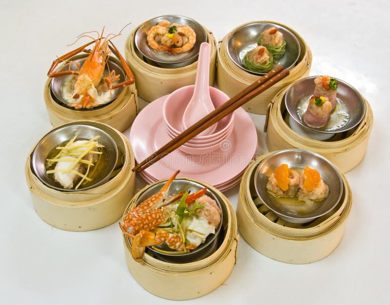 Steamed Shrimp Dumplings Dim Sum Stock Image - Image of culture, asian ...