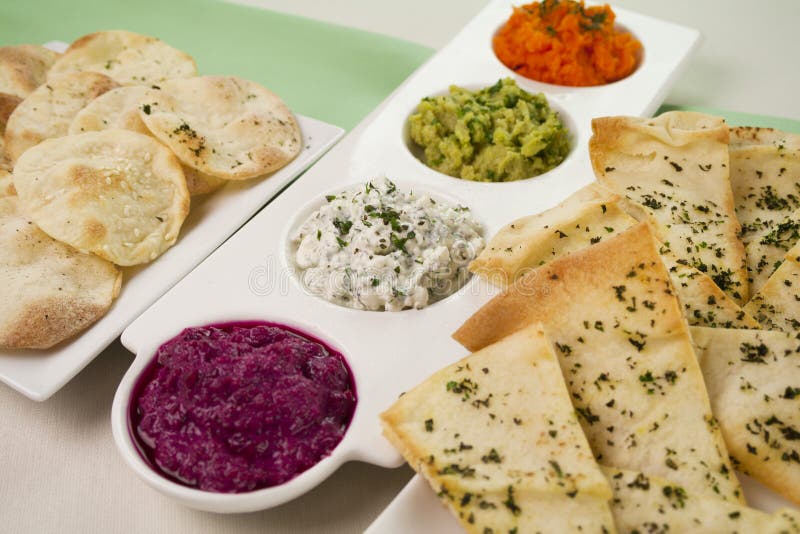 Assorted Dips stock image. Image of gourmet, fresh, nourishment - 29613633