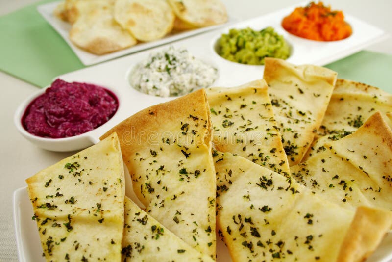 Assorted Dips stock photo. Image of basil, ingredients - 9506078