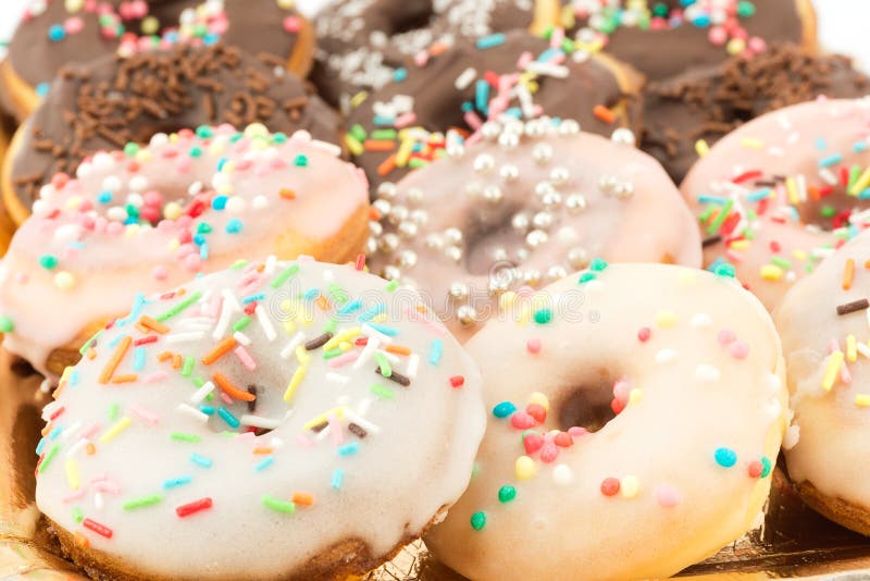 Assorted donuts stock photo. Image of frosted, fast, donuts - 28398800