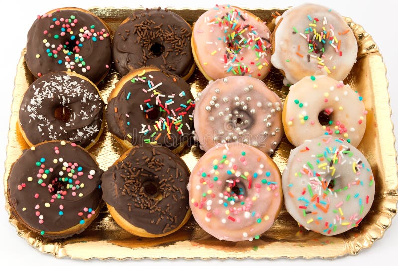 Assorted donuts stock image. Image of cake, fast, breakfast - 28398853