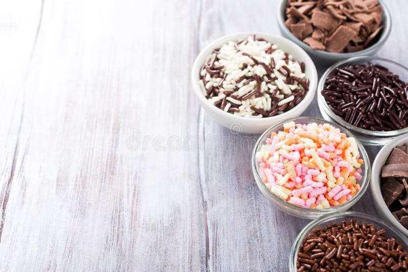 Assorted Dutch Hagelslag, Sprinkles. Stock Image - Image of lunch ...
