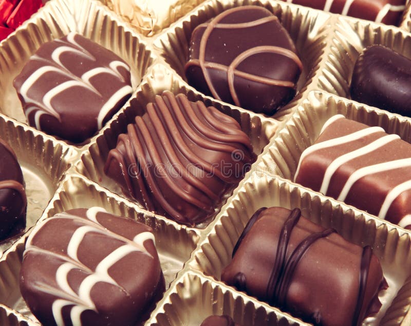 Assorted Fine Chocolates stock photo. Image of gourmet - 36695268