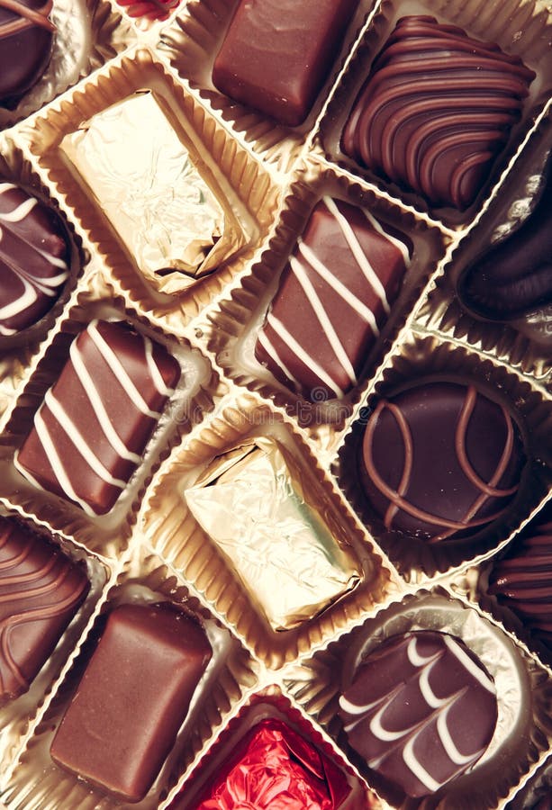 Assorted Fine Chocolates stock image. Image of cocoa - 36695363