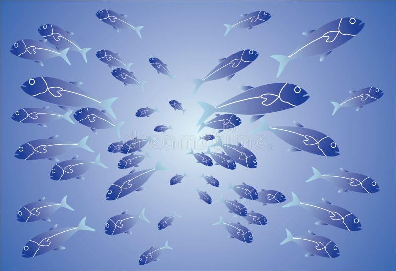 Assorted fish stock vector. Illustration of website, graphic - 3149905