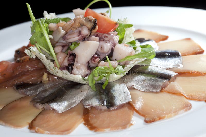 Assorted fish stock photo. Image of cuisine, octopus - 35771970