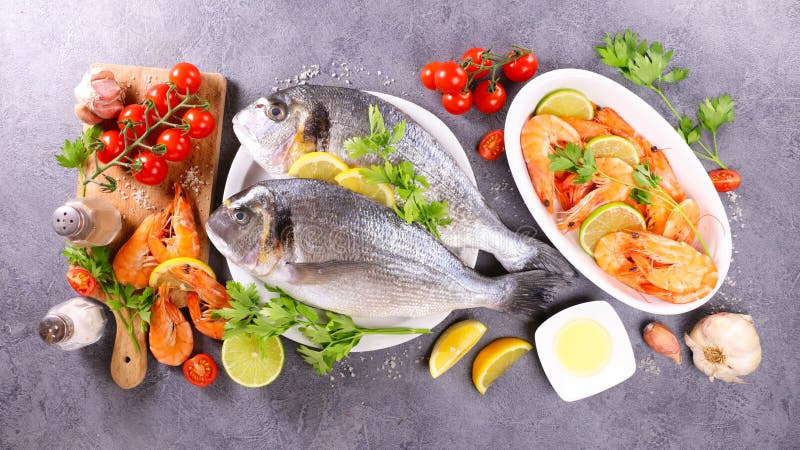 Assorted fish stock photo. Image of healthy, assorted - 32601744