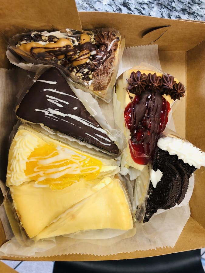 Assorted Flavored Cheesecakes, Stock Image - Image of chocolate ...