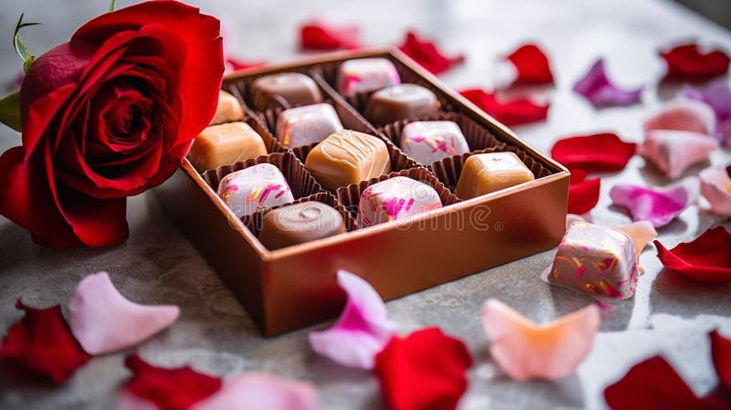 Rose Chocolates Stock Illustrations – 358 Rose Chocolates Stock ...