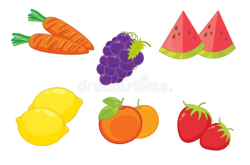 Assorted Cartoon Carrots stock illustration. Illustration of cartoon ...