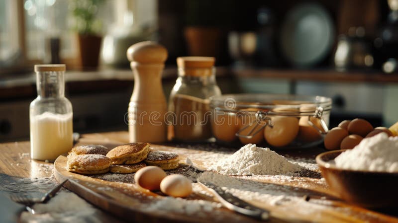 Assorted Food Items on a Wooden Cutting Board, Versatile for Multiple ...