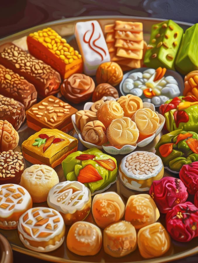 Assorted Food Platter stock image. Image of soup, cooking - 374798895