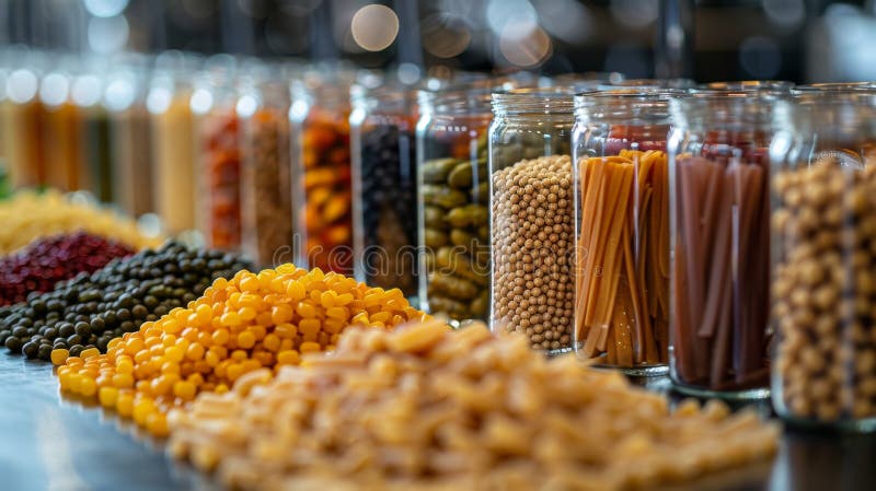 Assorted Food Samples are Neatly Laid Out on a Lab Table for Analysis ...