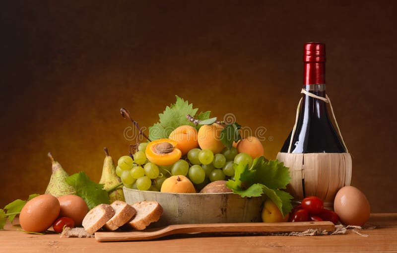 Assorted food on the table stock photo. Image of nutrition - 73824900