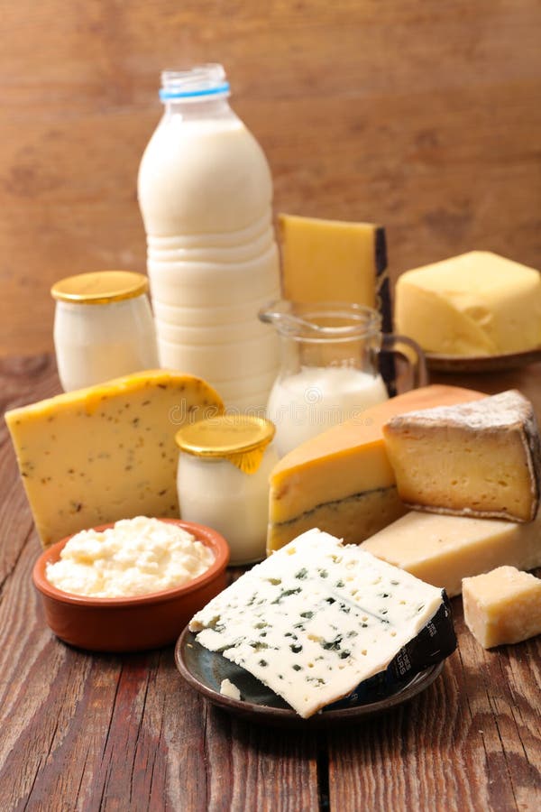 Dairy products stock photo. Image of sour, assorted - 223573194
