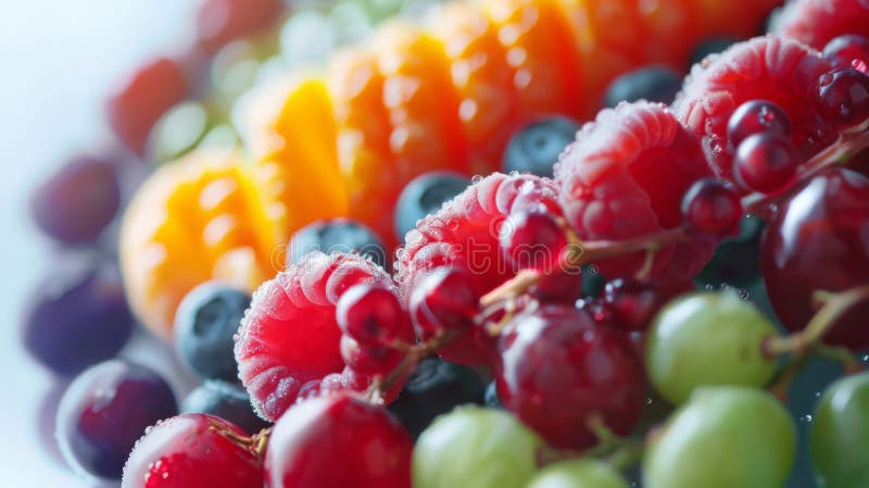 Assorted Fresh Fruit Close Up on Table Stock Image - Image of bananas ...