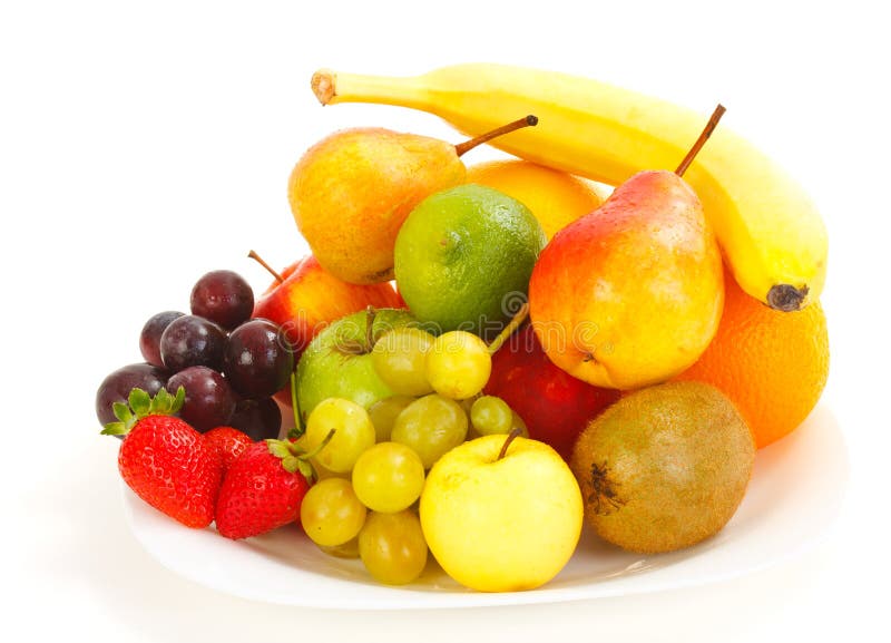 Assorted fresh fruits stock photo. Image of isolated - 27124362