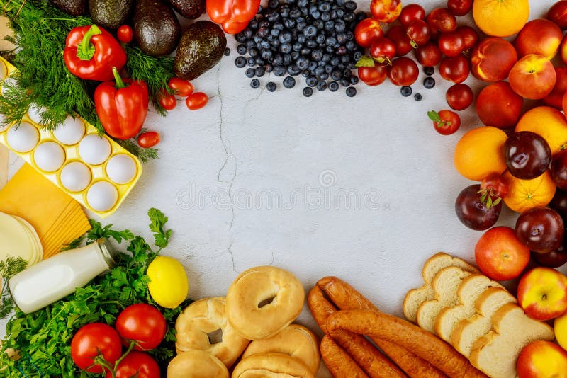 Assorted Groceries and Beer in a Reusable Bag Stock Photo - Image of ...