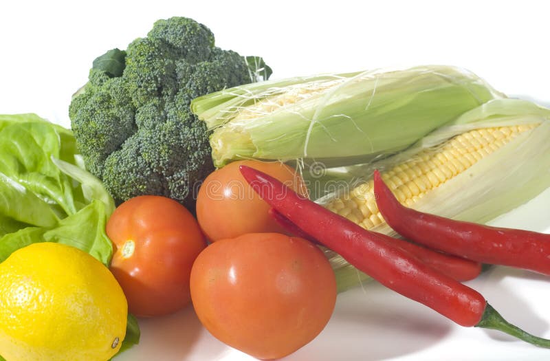 Assorted fresh vegetables stock image. Image of maize - 10499957