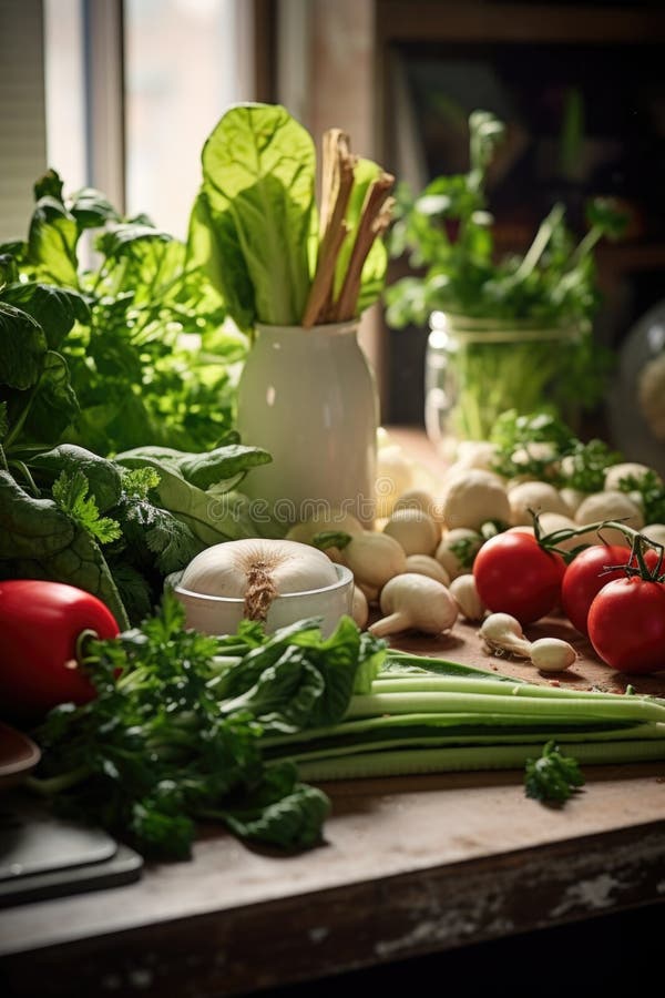 Assorted Fresh Vegetables on a Table, Perfect for Healthy Eating ...