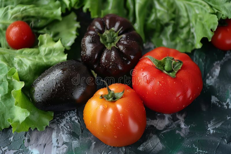 Assorted Fresh Vegetables Top View for Vibrant and Appetizing Food ...
