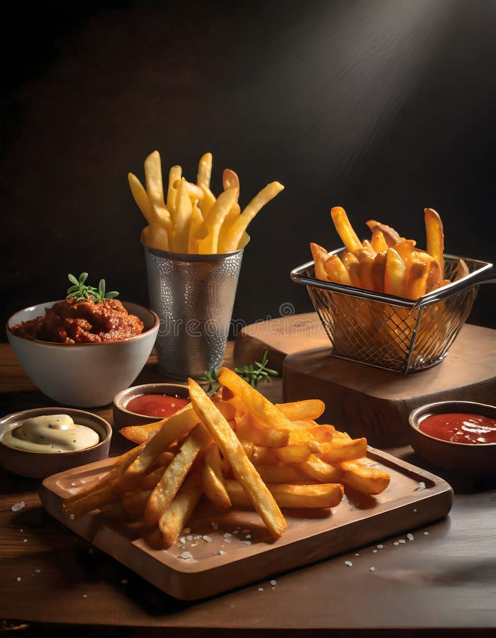 Assorted Fried Chicken, Food Photography Stock Illustration ...