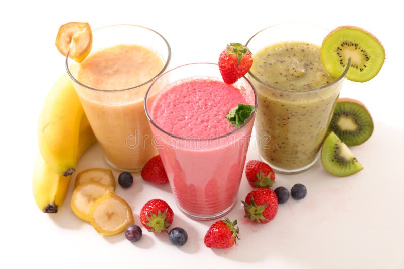 Assorted of Fruit Juice, Smoothie Stock Image - Image of beverage ...