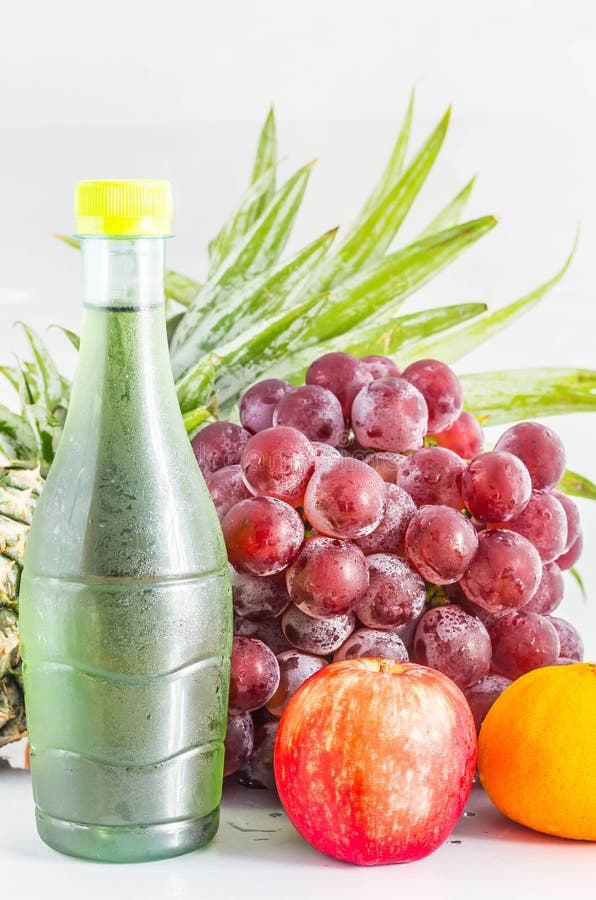 Assorted fruit and juice stock image. Image of fresh - 65222119