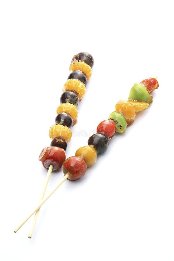 Assorted Fruit on Sticks. Conceptual Image Stock Photo - Image of sweet ...
